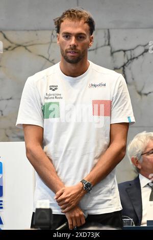 Gregorio Paltrinieri during the Press Conference for the presentation ...