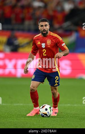 GELSENKIRCHEN - Dani Carvajal of Spain during the UEFA EURO 2024 group ...