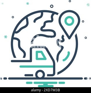 Icon for elsewhere,somewhere Stock Vector Image & Art - Alamy