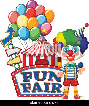 Vibrant clown face with a striped hat, showcasing bold colors and ...