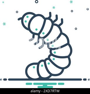 Icon for grub,chafer Stock Vector Image & Art - Alamy