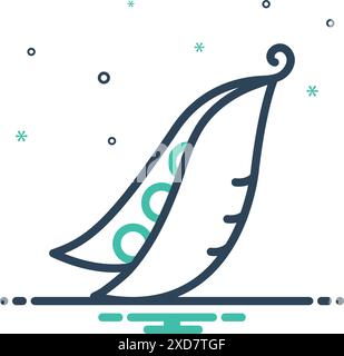 Icon for pea,peapod Stock Vector Image & Art - Alamy