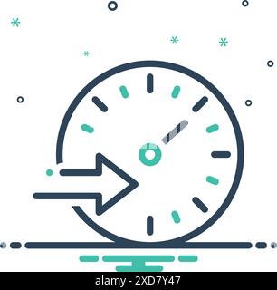 Icon for speed,rate,tempo Stock Vector Image & Art - Alamy