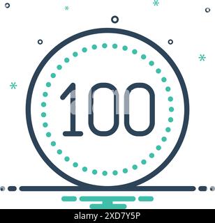 Icon for hundred,score Stock Vector Image & Art - Alamy
