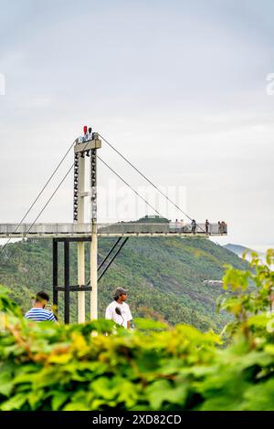 Kerala Most Biggest Beautiful glass bridge in Mini Ooty, Malappuram ...