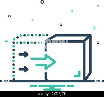 Icon for move,proceed Stock Vector Image & Art - Alamy