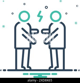 Icon for confront,face Stock Vector Image & Art - Alamy