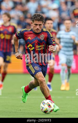Real Salt Lake midfielder Diego Luna (8) looks on against the San Jose ...