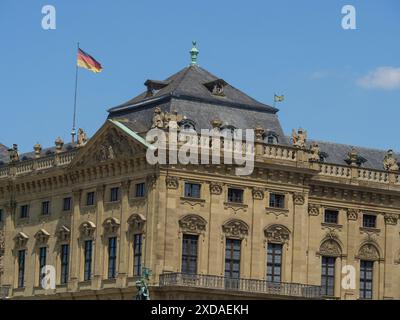 German flag in front of a blue sky Stock Photo - Alamy