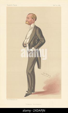 VANITY FAIR SPY CARTOON Howard Kennard 'Beggar General to the Metal ...