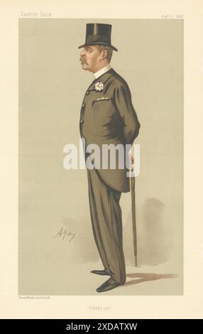 VANITY FAIR SPY CARTOON Colonel Robert Kingscote 'The Court' Military ...