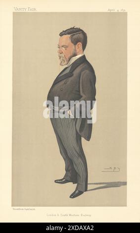 VANITY FAIR SPY CARTOON Hassan Fehmy Pasha 'The Turkish Alliance ...