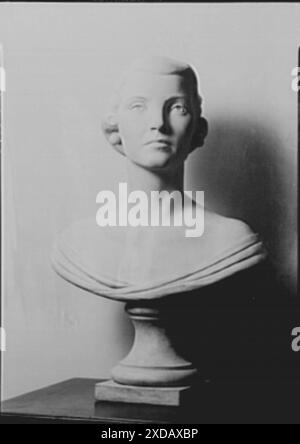 Portrait bust of a woman by Mr. Wheeler Williams. Genthe photograph ...