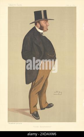 VANITY FAIR SPY CARTOON South African President Paul Kruger 'Oom Paul ...