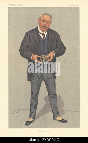VANITY FAIR SPY CARTOON Col William Carington 'Bill' Bucks 1893 old ...