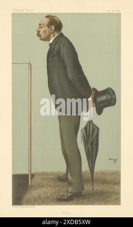 VANITY FAIR SPY CARTOON Montague John Guest 'Monty' Youghal & Wareham ...