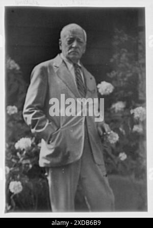 Fry, John Hemming, standing outdoors. Genthe photograph collection ...