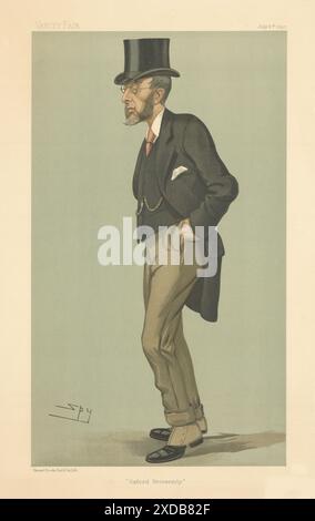 VANITY FAIR SPY CARTOON Gilbert Jordan 'OUAC' Oxford University ...