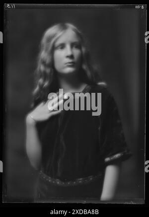 Cook, Catherine, Miss, portrait photograph. Genthe photograph ...