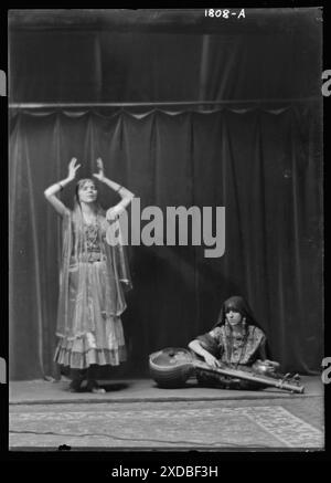 Devi, Ratan, and Roshanara, portrait photograph. Genthe photograph ...