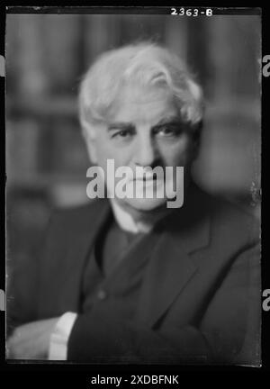 Belasco, David, portrait photograph. Genthe photograph collection Stock ...