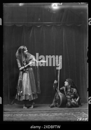 Devi, Ratan, and Roshanara, portrait photograph. Genthe photograph ...