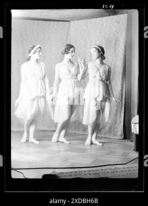 Anna Duncan and dancers. Genthe photograph collection Stock Photo - Alamy