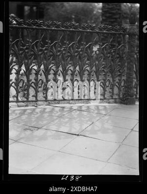 Cornstalk wrought iron fence, 1448 4th Street, New Orleans , Garden ...