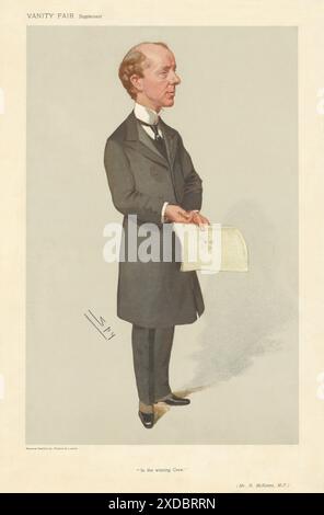 VANITY FAIR SPY CARTOON Reginald 'Reggie' Spooner. Cricket. Batsman ...