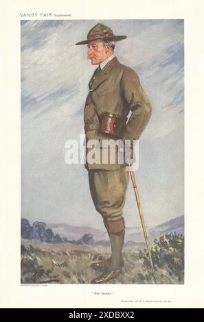 VANITY FAIR SPY CARTOON Lt-Gen Charles Baring 'an old Coldstreamer ...