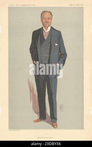 VANITY FAIR SPY CARTOON Captain Alfred Hutton 'Cold Steel'. Fencing ...