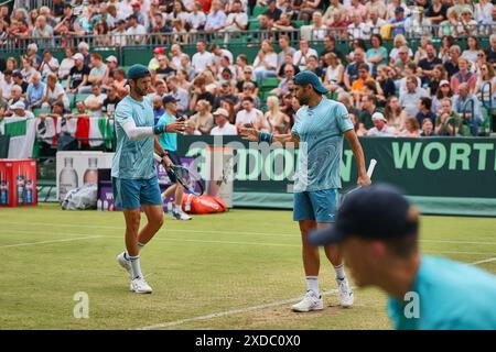 Simone Bolelli and Andrea Vavassori in double match during Nitto ATP Finals 2025, International ...