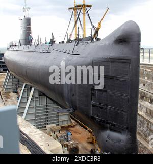 the barracuda decommissioned submarine of the Portuguese navy Port of ...