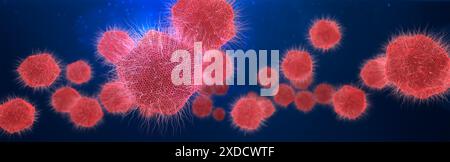 Illustrations of giant virus (phylum Nucleocytoviricota) particles ...