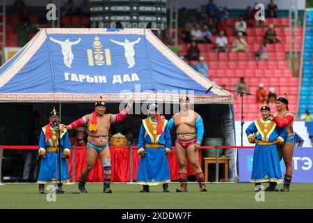 Ulaanbaatar, Mongolia. 12nd Jul, 2023. Mongolian Naadam festival 2023 ...