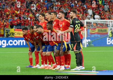 Spain team line up during UEFA Women's EURO 2025 - Italy vs Spain, UEFA ...