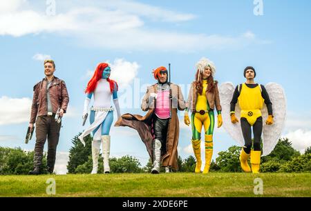 Cosplayers during Comic Con Yorkshire at the Yorkshire Event Centre, in ...