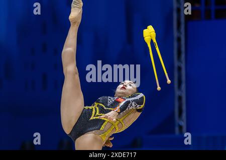 ZHAO Yating (Chn) during FIG Rhythmic Gymnastics World Cup, at Unipol ...