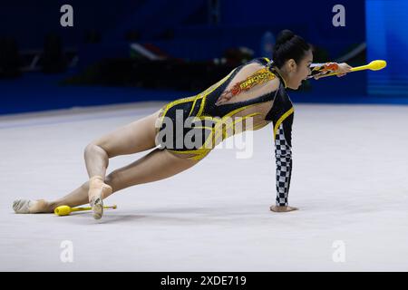 ZHAO Yating (Chn) during FIG Rhythmic Gymnastics World Cup, at Unipol ...