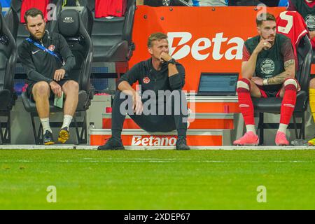 Canada head coach Jesse Marsch stands on the sideline before ...