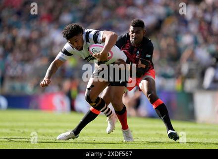 Barbarians' Leicester Faingaanuku during the Killik Cup match at ...