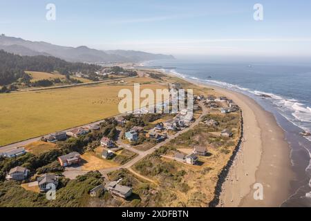 Oregon Coast Homes near Gold Beach Stock Photo - Alamy