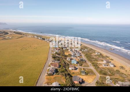 Oregon Coast Homes near Gold Beach Stock Photo - Alamy