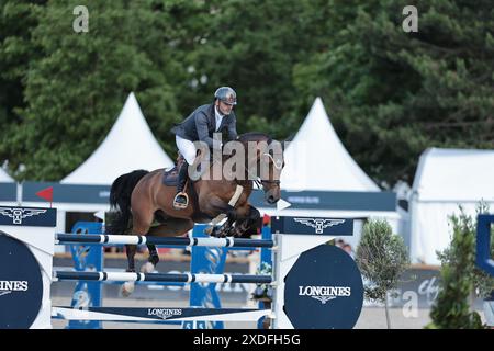 Efe Siyahi of Turkey with Independent during the Longines Global ...