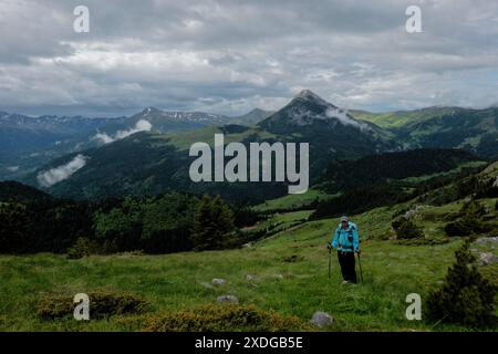 View of Gjeravica, highest peak in Kosovo, Peaks of the Balkans Trail ...