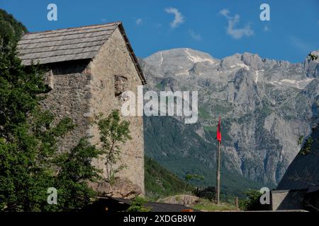 The Nicoll Kolçeku Kulla (tower house) for blood feuds, Peaks of the ...