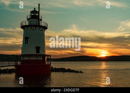 Sleepy Hollow, NY – US – June 19, 2024 Landscape view of the conical ...