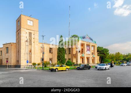Isfahan, Iran - 22 October, 2018: Wonderful view of Isfahan City Hall ...