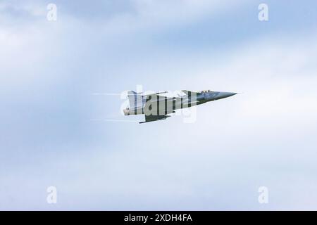 The Swedish Air Force's Gripen jet fighter Stock Photo - Alamy