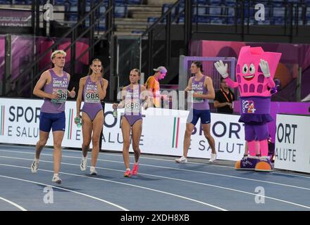 Charlie Carvell, Lewis Davey, Hannah Kelly and Emily Newham competing ...
